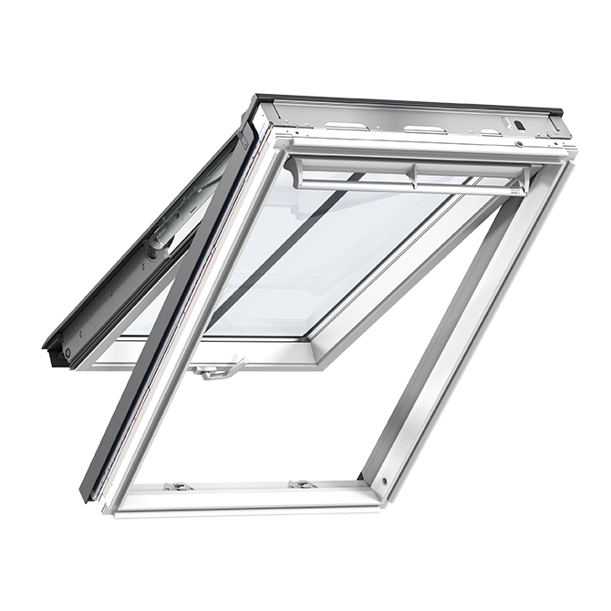 VELUX Manual White Wood Top-Hung Conservation Window l GPL l ...